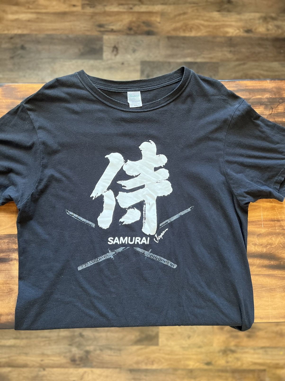 Vintage Vintage Faded Black Samurai Japan TShirt | Grailed