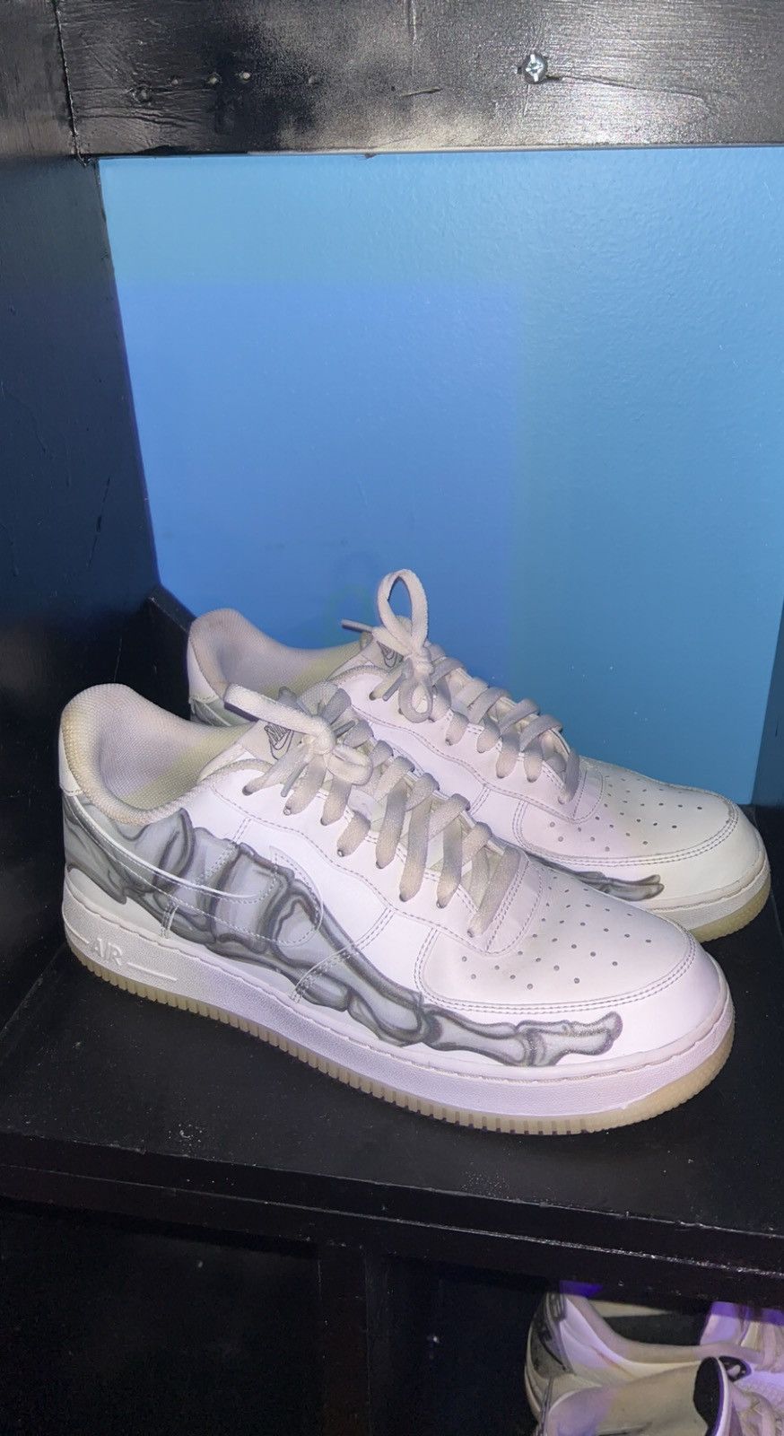 Nike Skeleton Air Force 1 white | Grailed