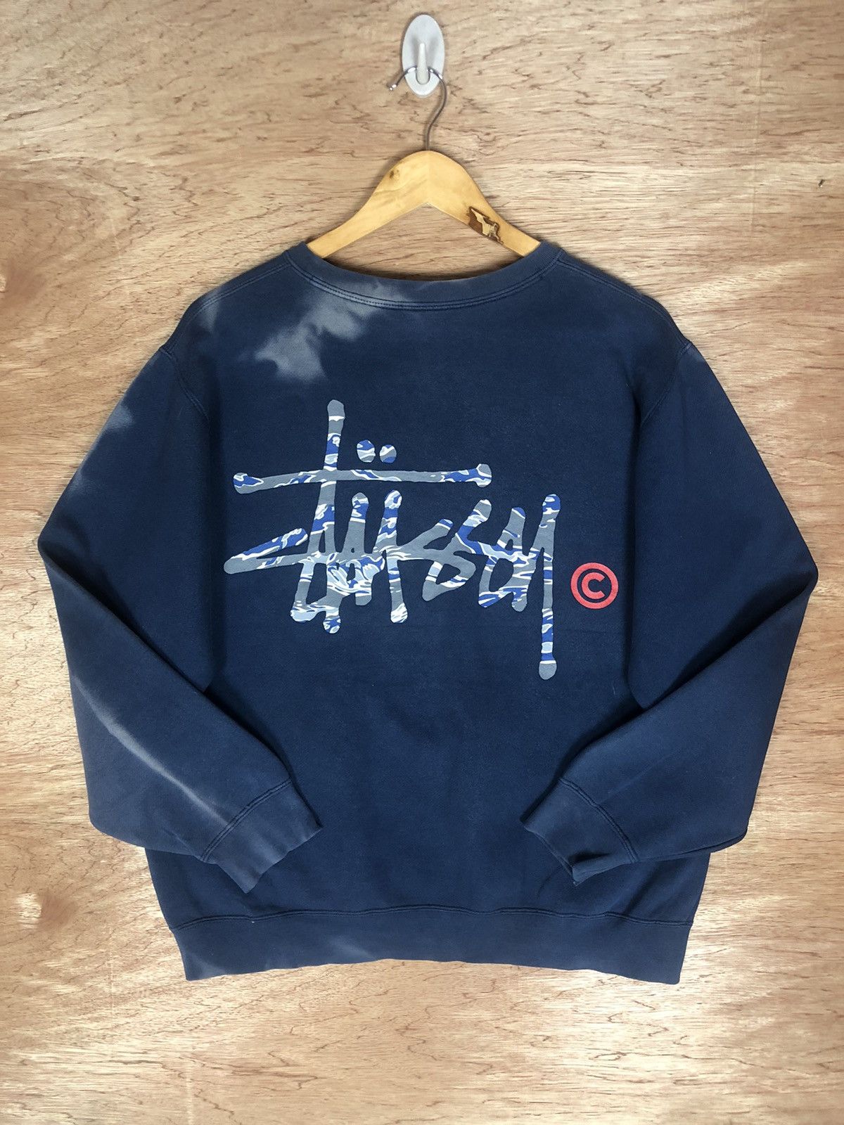 Streetwear × Stussy × Vintage Vintage Stussy Big Logo Design Crewneck ...