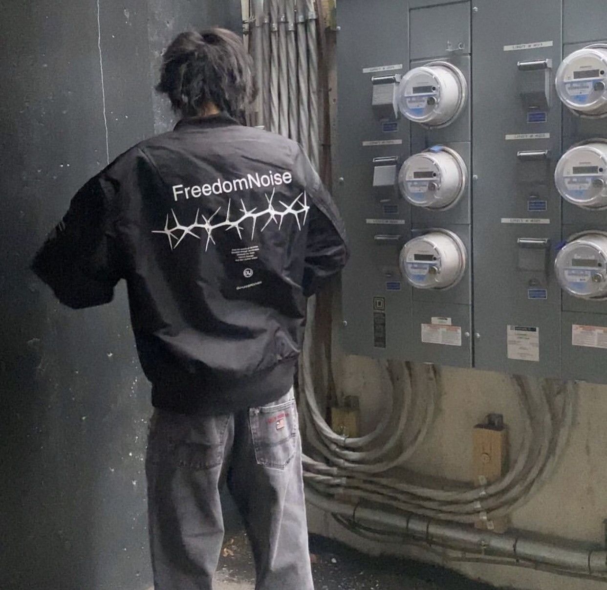 GU × Undercover GU x Undercover FreedomNoise Bomber Jacket | Grailed