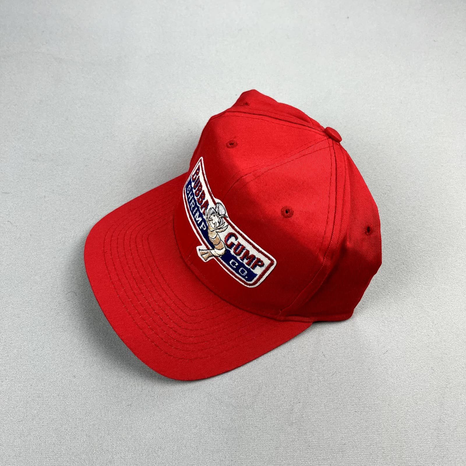Vintage Vintage Bubba Gump Snapback Hat Red Forrest Gump Movie 90s ...