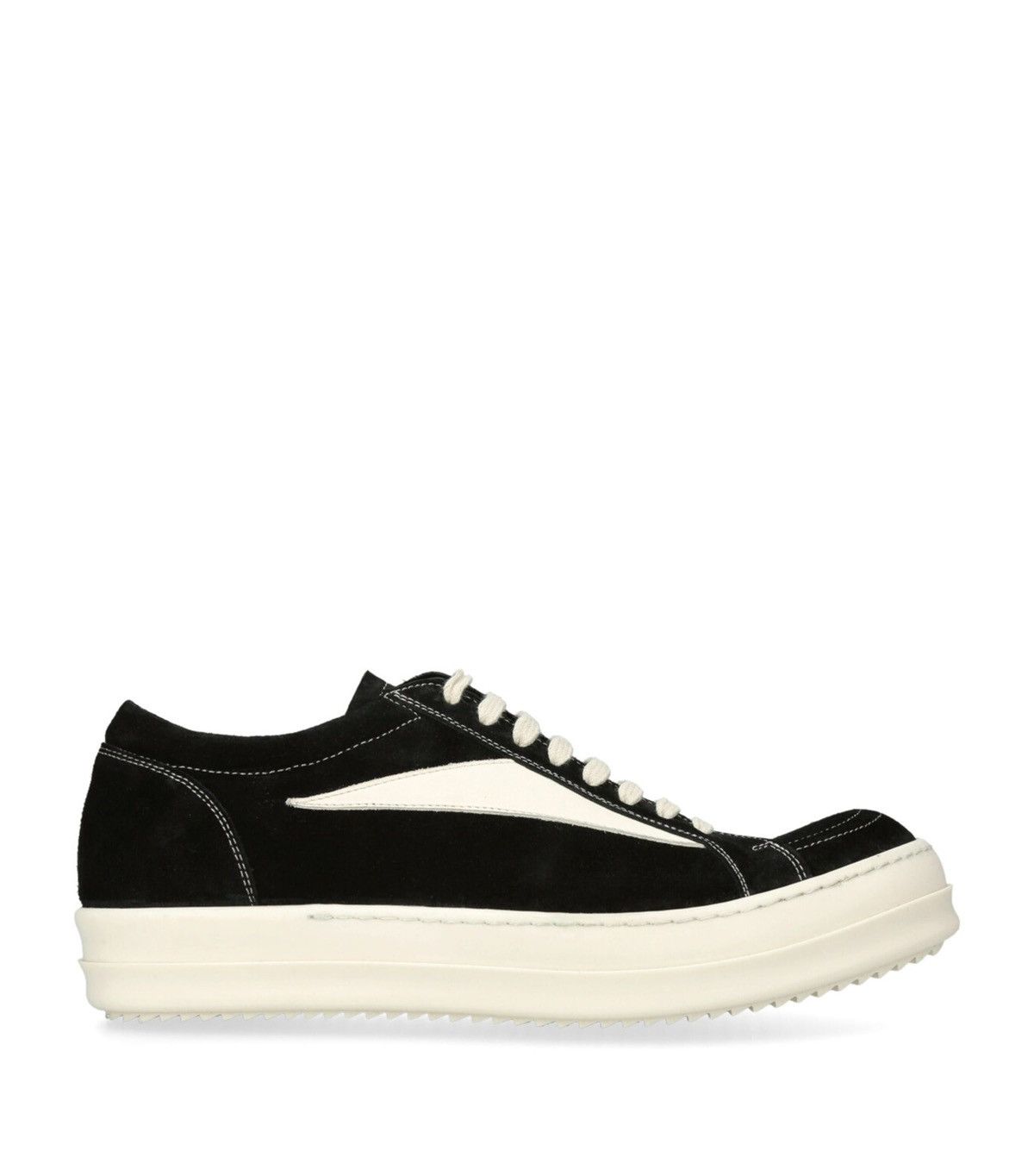 Rick Owens Rick Owens Strobe low-top Black Suede Vintage Vans sneakers ...