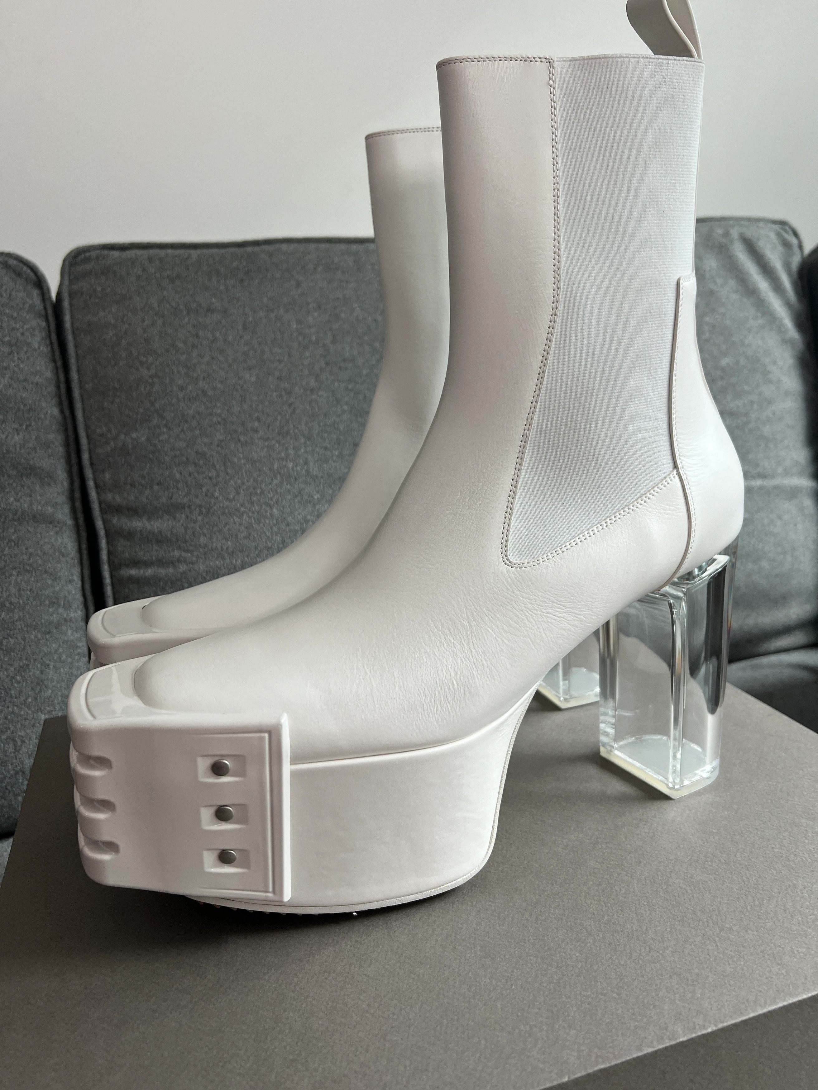 Rick Owens Rick Owens Kiss Boots with Grills | Grailed