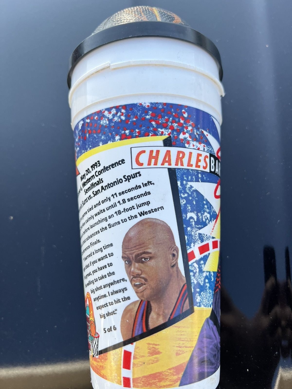 NBA × Vintage Vintage NBA X McDonald’s Charles Barkley cup | Grailed