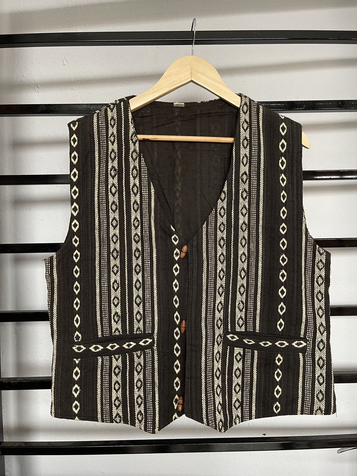 Aztech Mountain × Vintage Traditional Rare Aztec Design Vest | Grailed