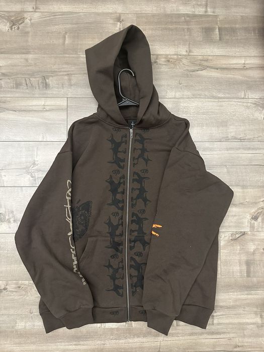 Travis Scott Travis Scott Reverse Dog Zip Up Hoodie | Grailed