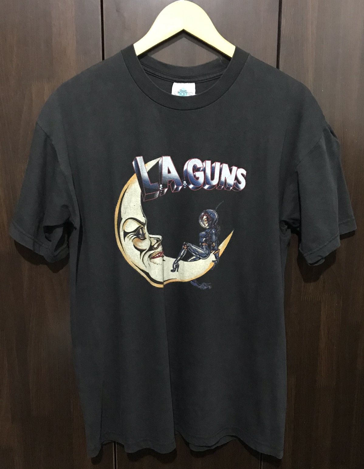 Band Tees × Vintage Vintage L.A. Guns “Man In The Moon” Tshirt | Grailed
