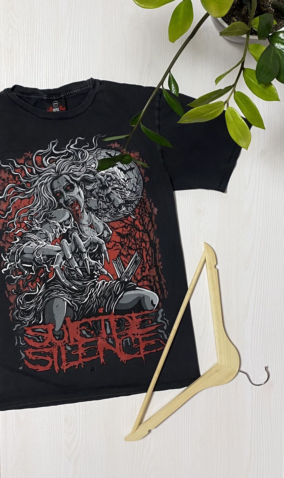 Band Tees × Vintage Suicide Silence Metal Deathcore Hardcore Band T ...