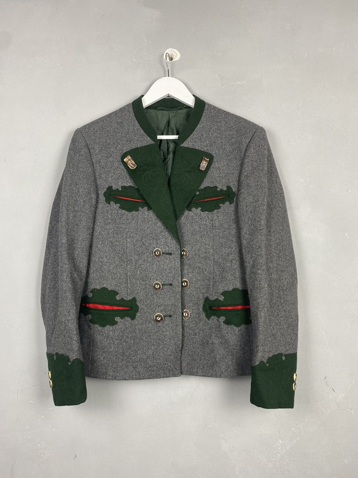 Retro Jacket × Vintage Vintage 1940's LODEN German Bavarian Jacket Wool ...