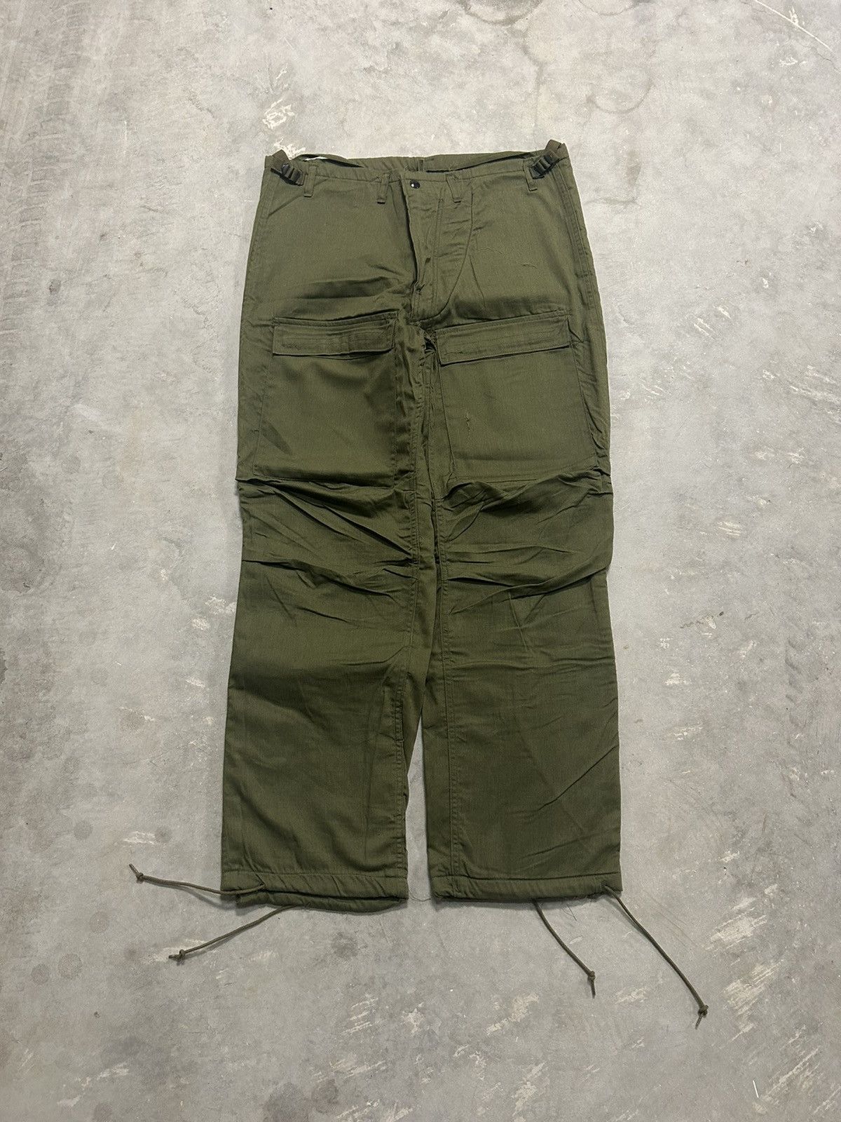 Military × Vintage 70s overpants parachute pants | Grailed