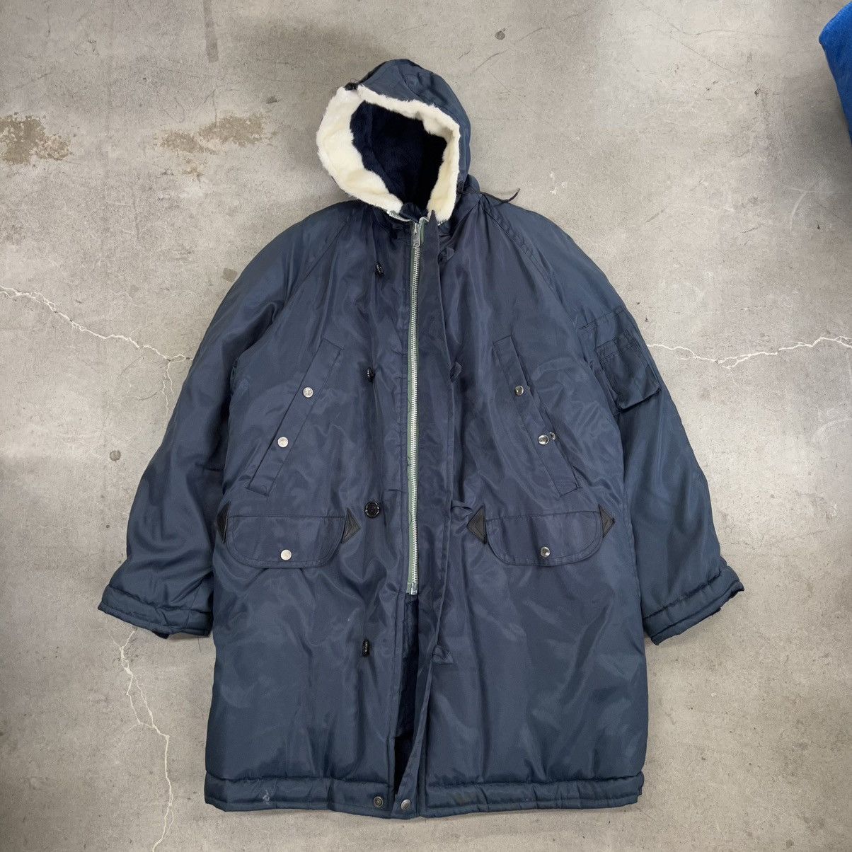 Military × Streetwear × Vintage Vintage 80s n3b parka military style insulated | Grailed