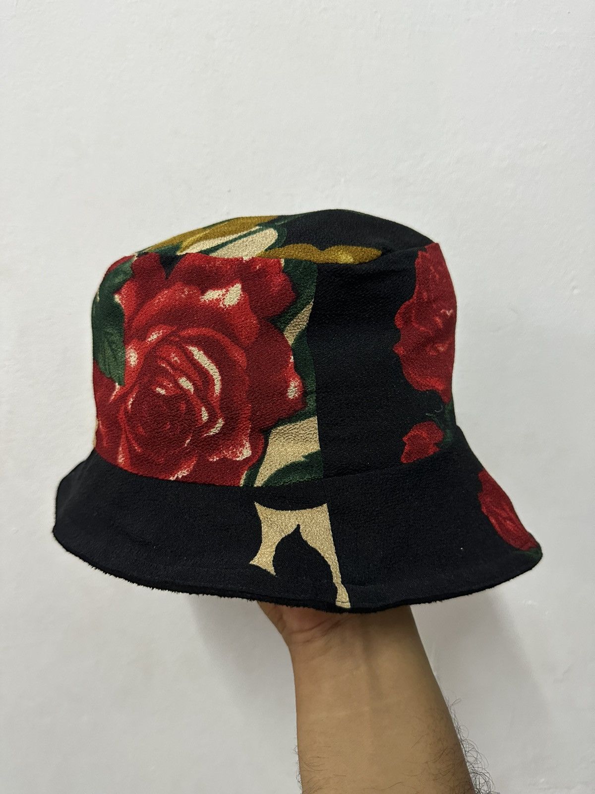 Vintage Full Roses Printed Revesible Bucket Hat | Grailed