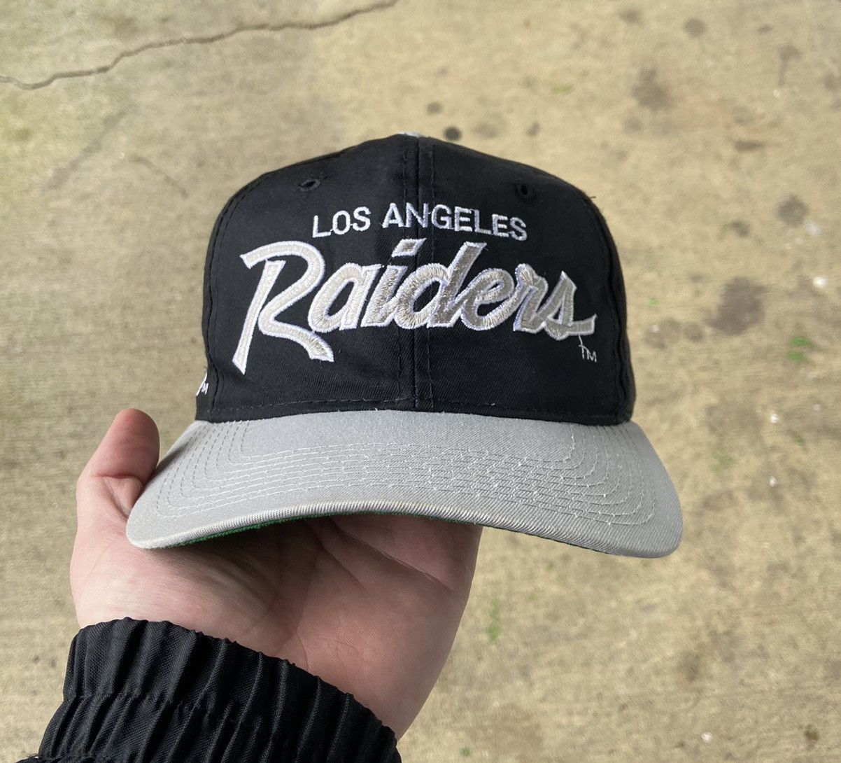 Vintage Vintage Sports Specialties Las Vegas Raiders Script logo hat ...