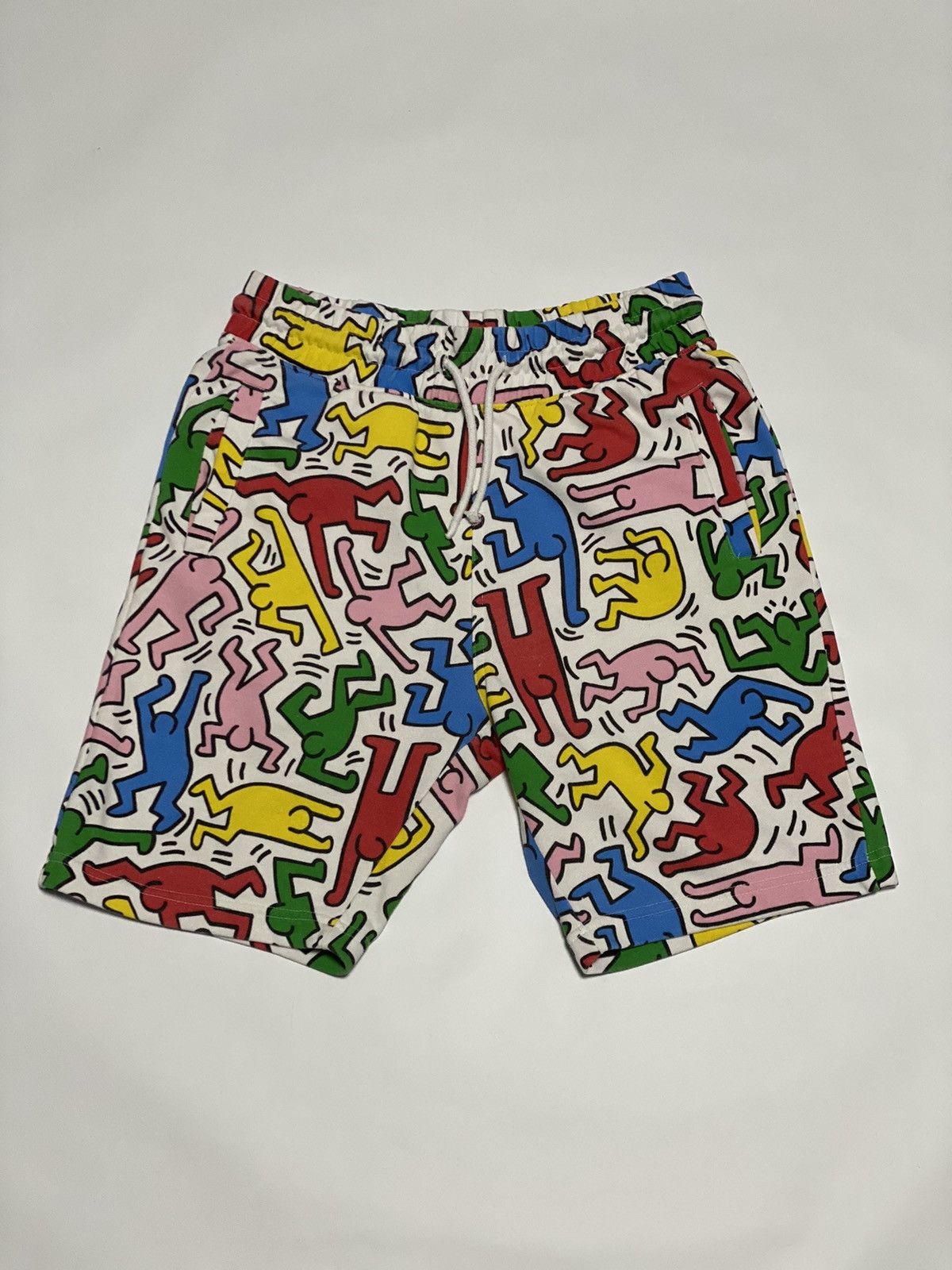 Keith Haring × Streetwear × Vintage H&M Keith Haring monogram shorts ...