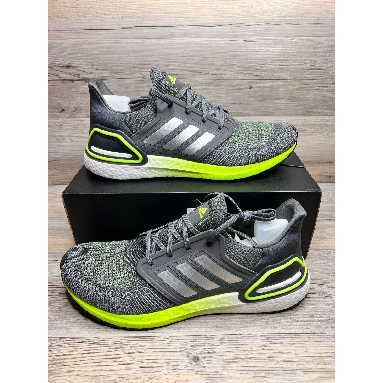 Adidas adidas UltraBoost 20 Mens Size 12 Grey Signal Green FV8317 | Grailed
