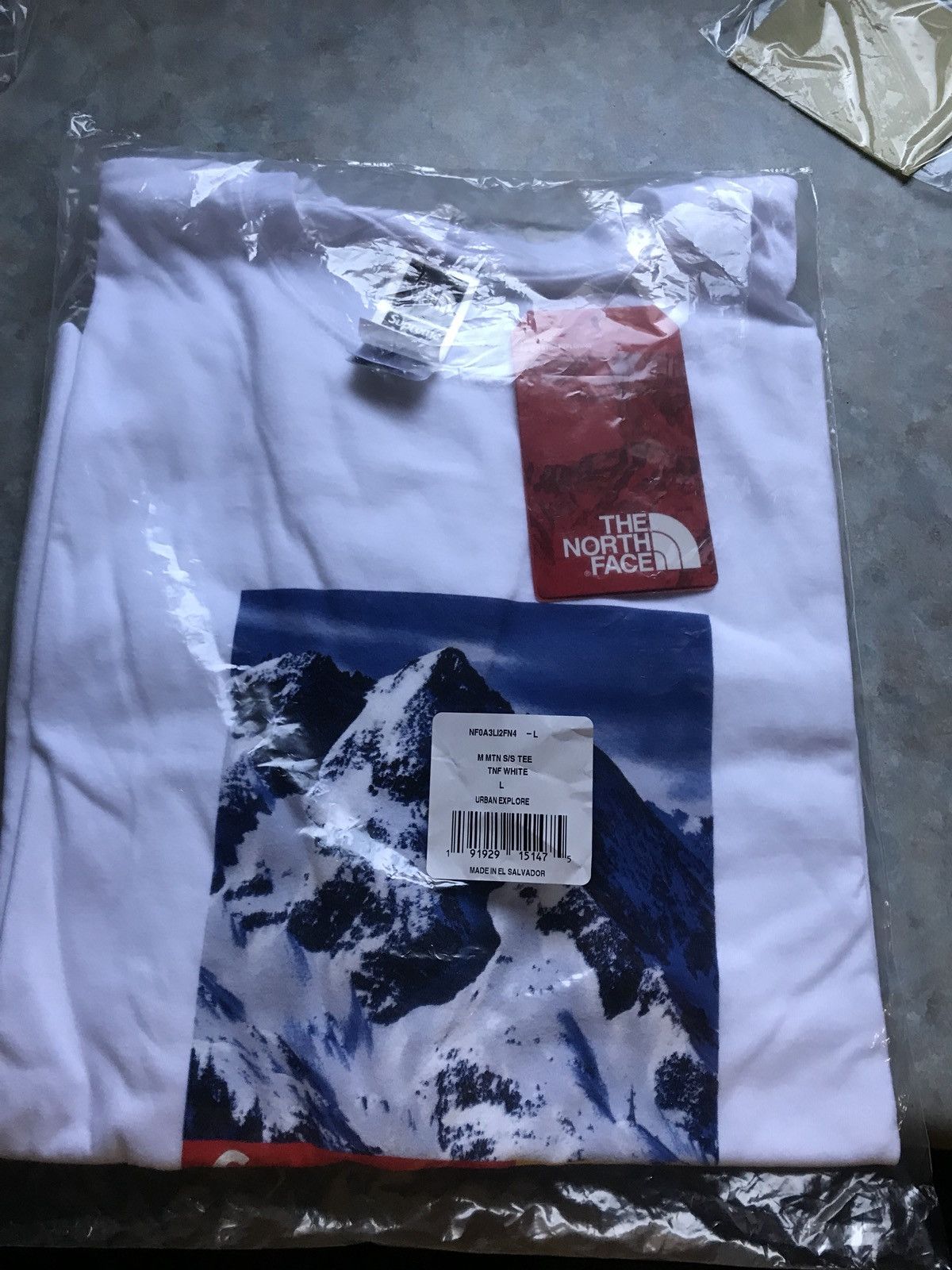 Supreme Supreme TNF White Tee | Grailed