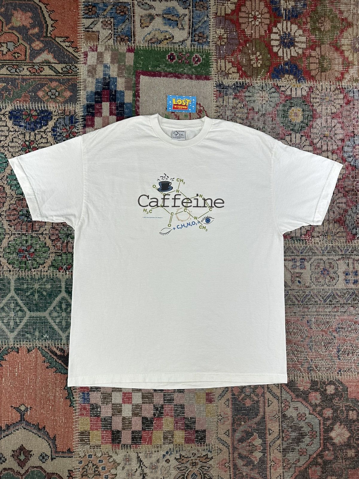 Made In Usa × Vintage 2001 Vintage Coffee Caffeine Chemical Compound ...