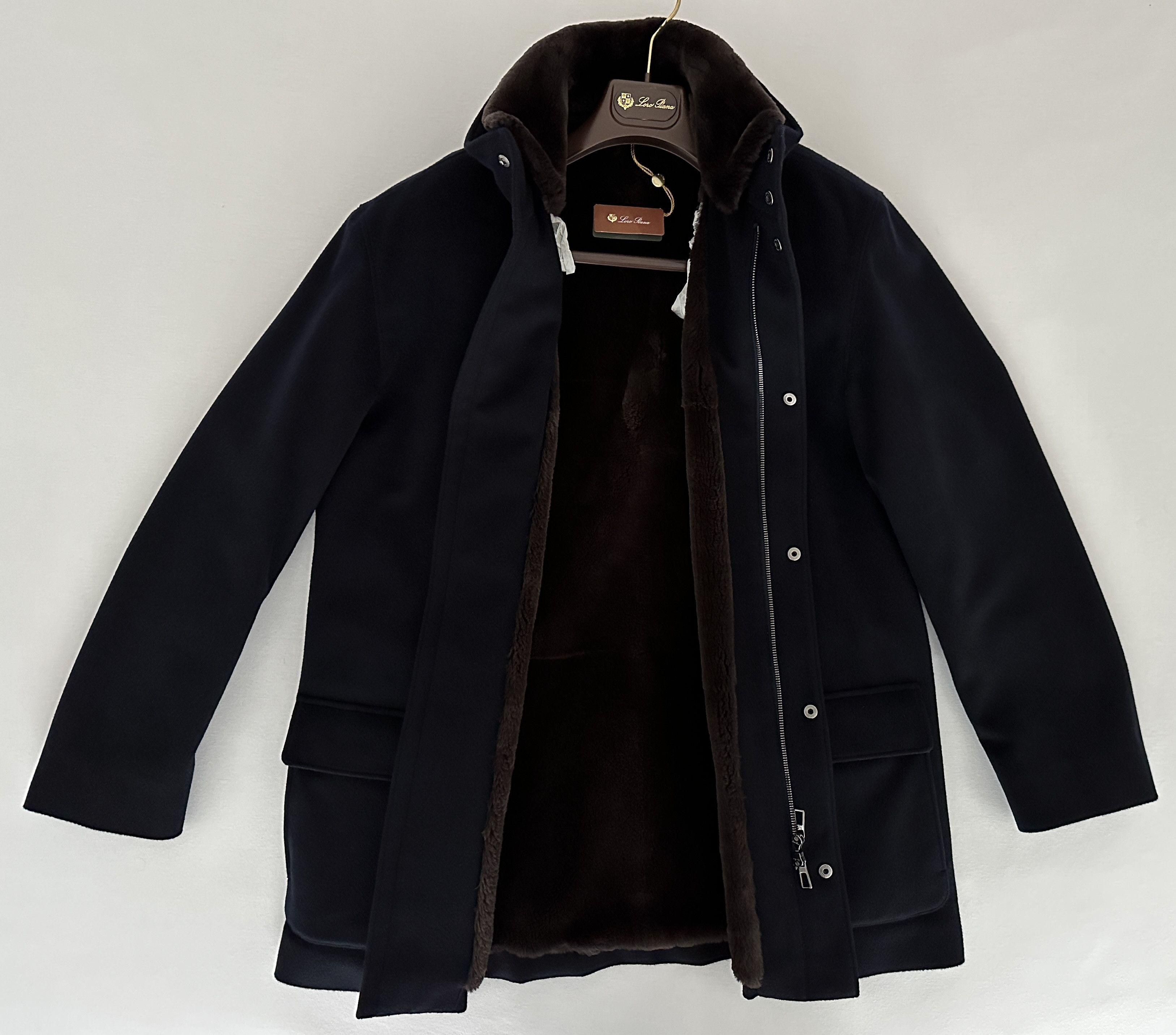 Loro Piana Winter Voyager Cashmere Castorino Fur Jacket | Grailed