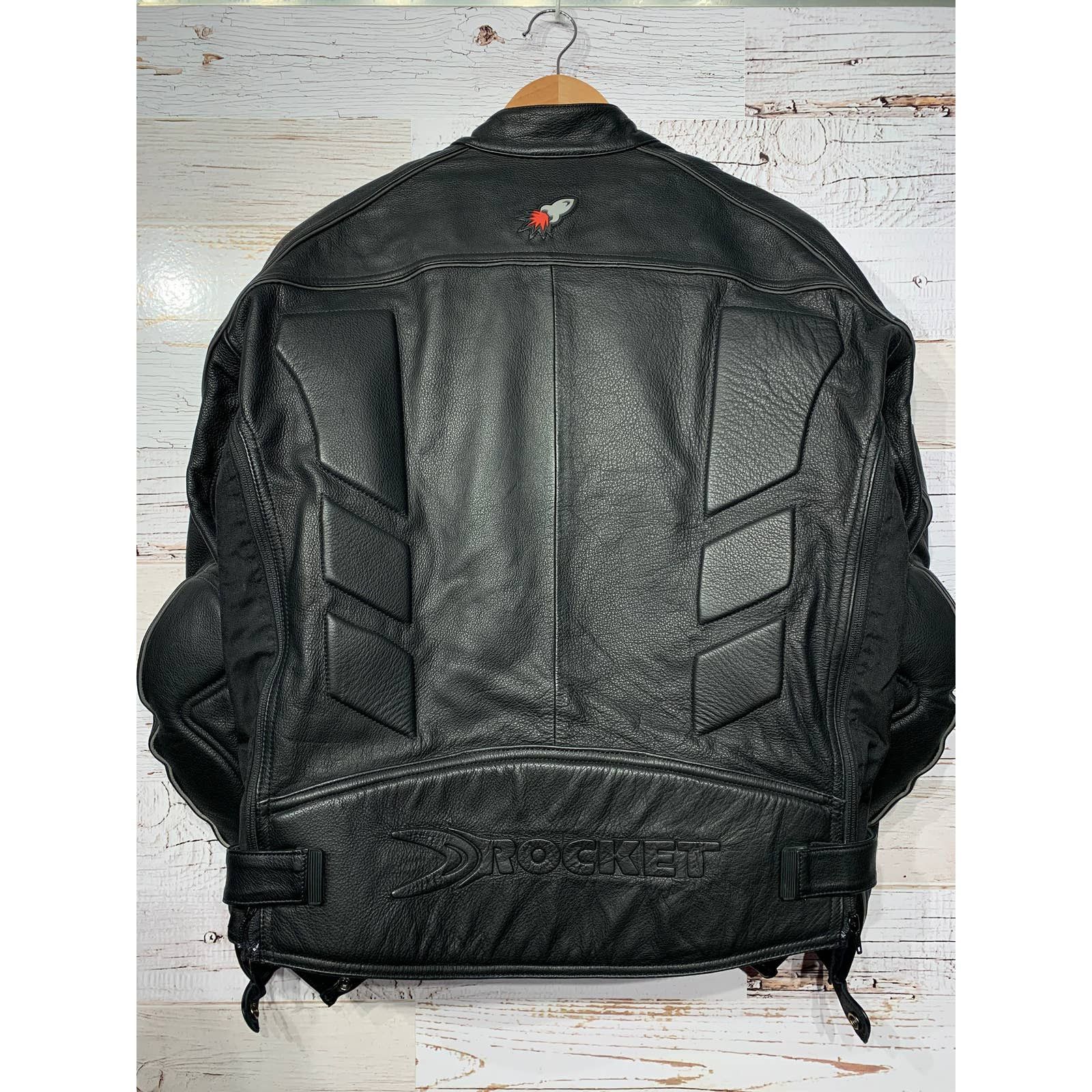 Joe Rocket Joe Rocket Sonic Leather Motorcycle Jacket Black Men's XL ...