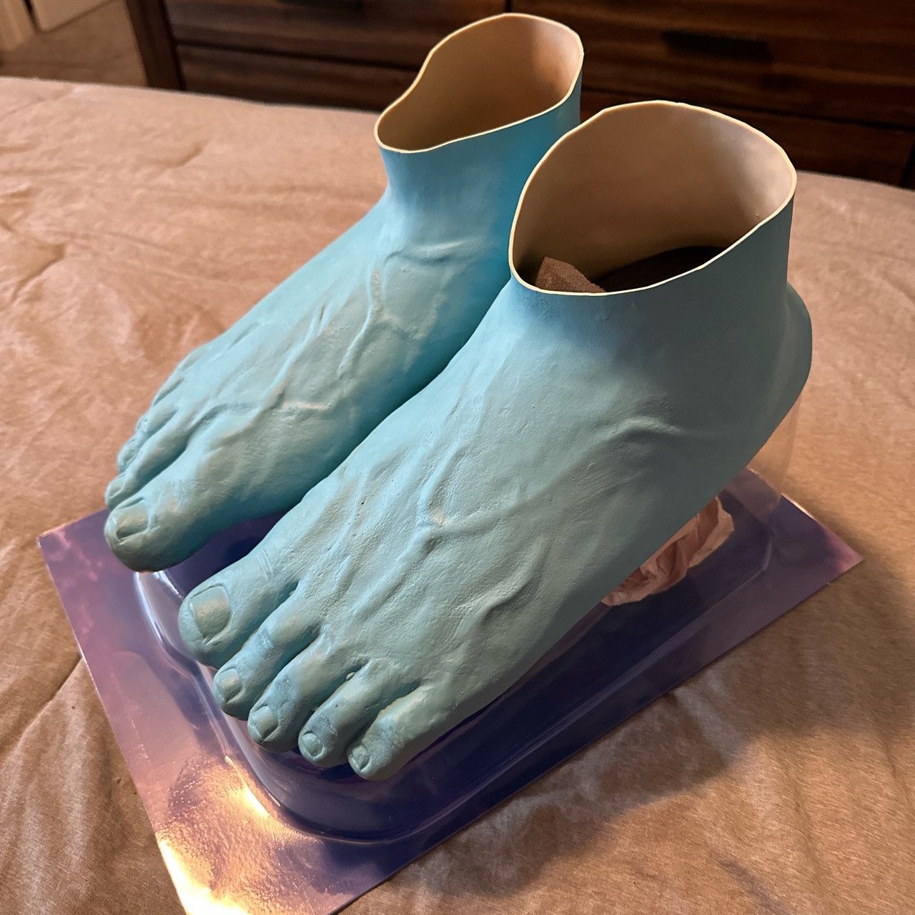 Imran Potato Imran Potato Blue Feet Slippers | Grailed