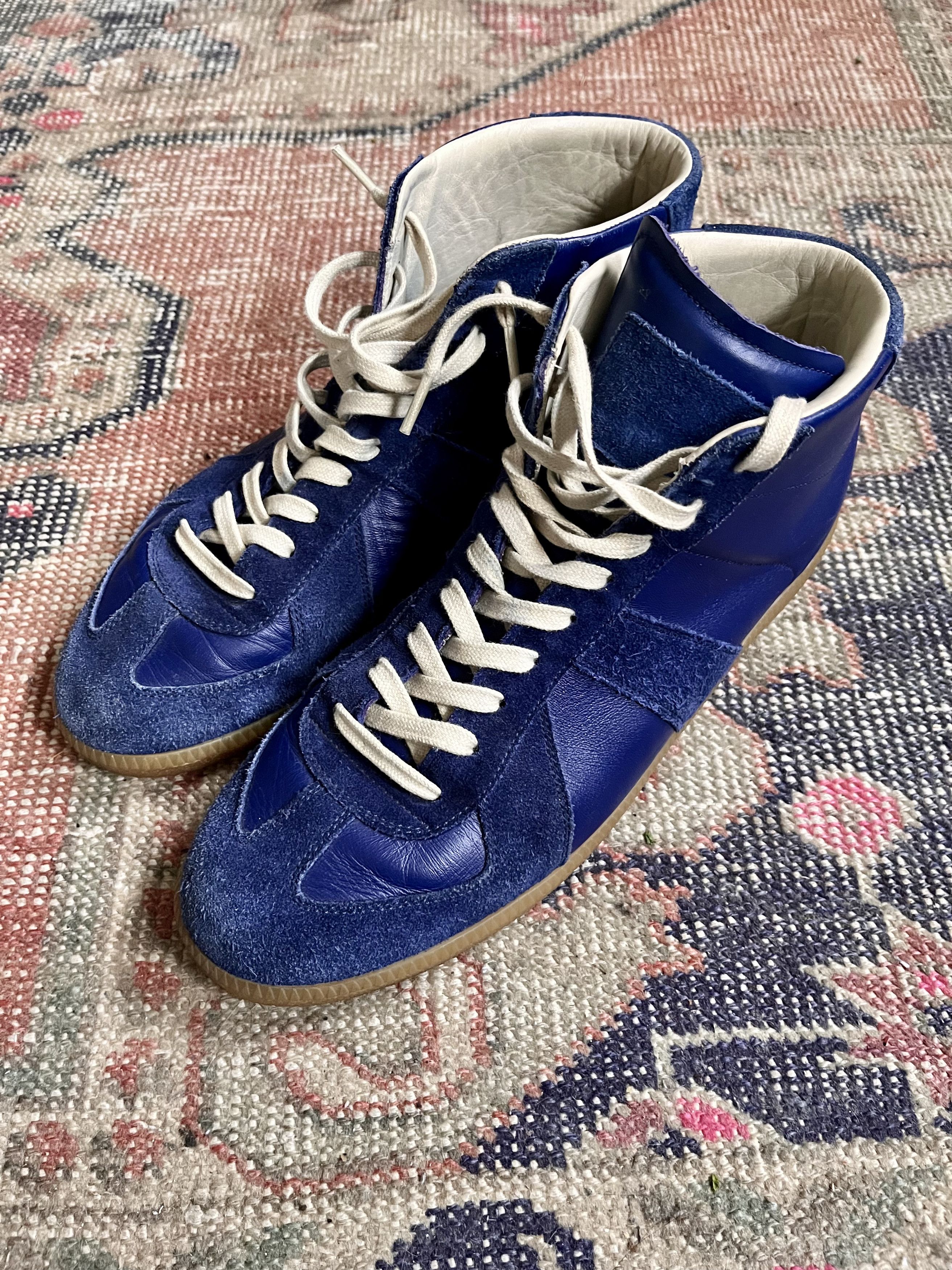 Maison Margiela Maison Margiela Replica Gat High Tops Blue 10 43 Future ...