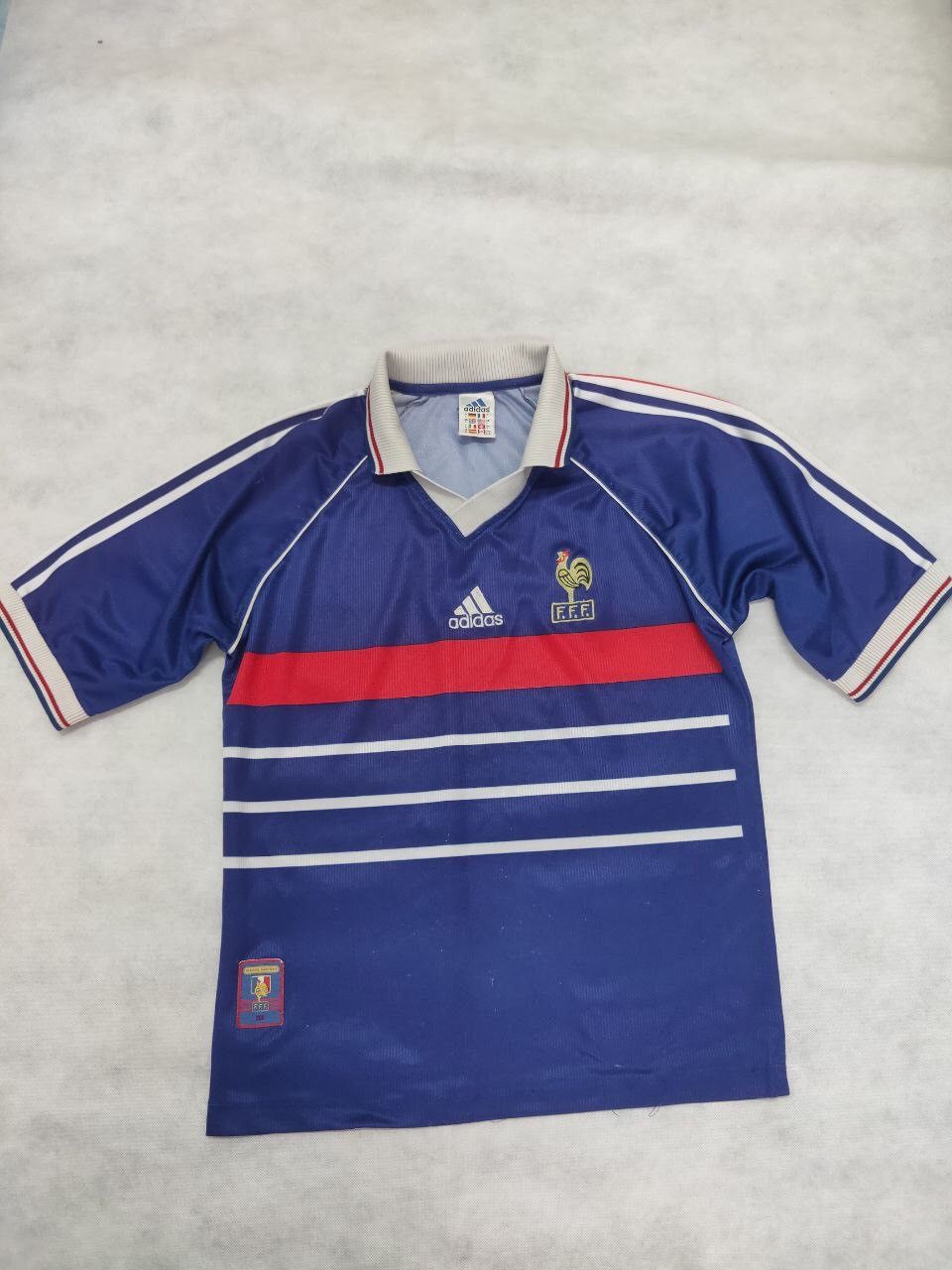 Adidas VINTAGE ADIDAS CENTER LOGO FRANCE JERSEYS FIFA WORLD CUP | Grailed