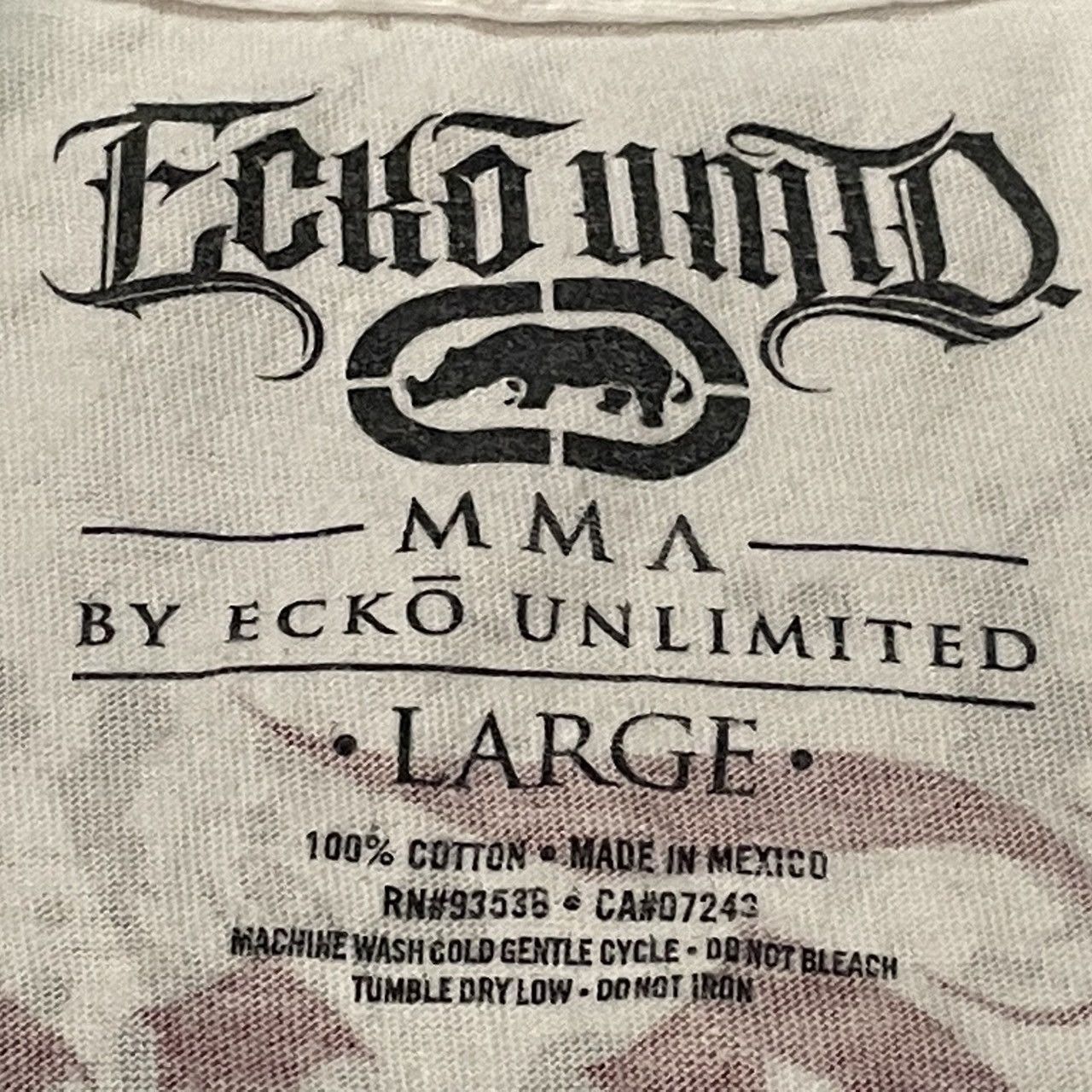 Marc Ecko Rare Ecko Unltd MMA Streetwear Y2K Affliction Style Tee | Grailed