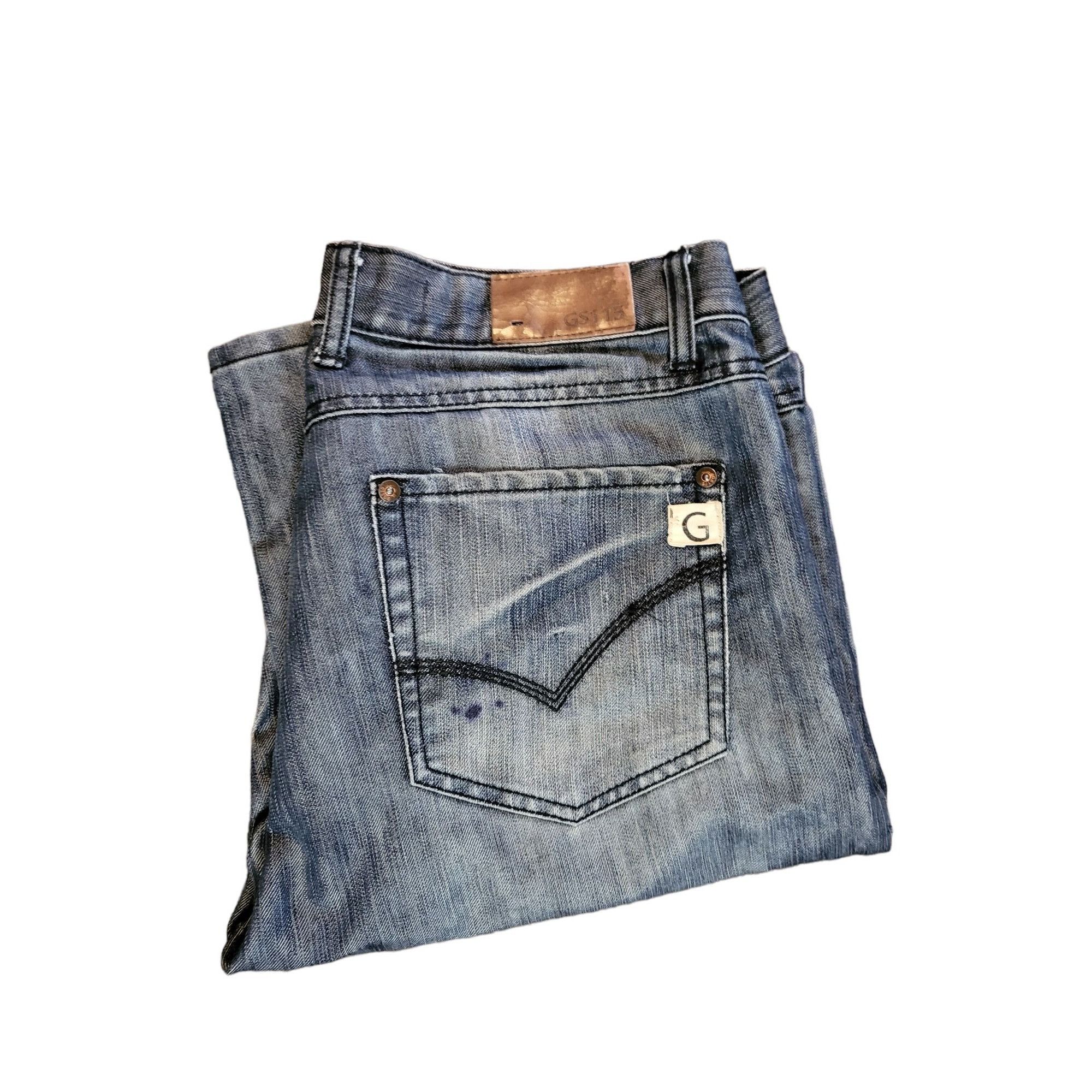 Made In Usa GS115 Blue Denim Straight Leg Sz 36 Jeans Men | Grailed