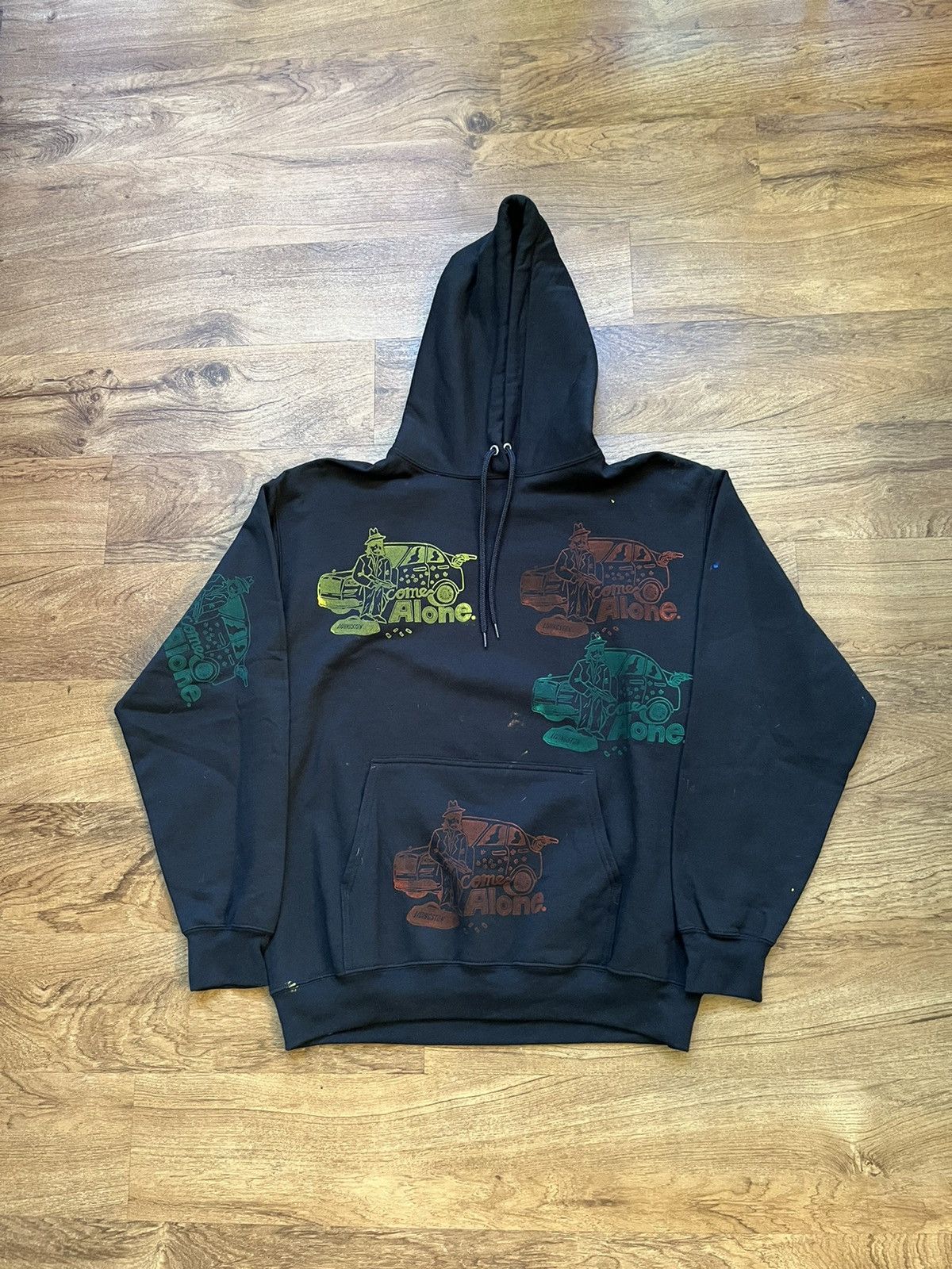 Custom All Over Print Come Alone Hoodie | Grailed