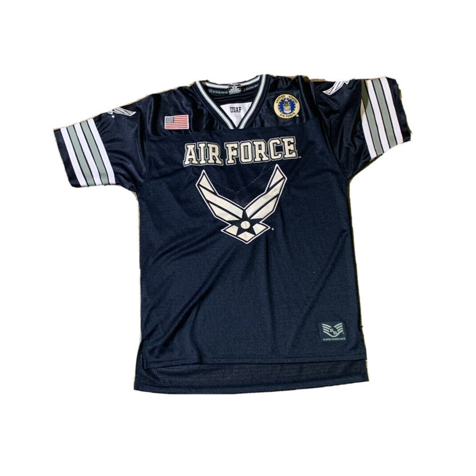 Vintage United States Air Force USAF Football Jersey Rapid Dominance ...