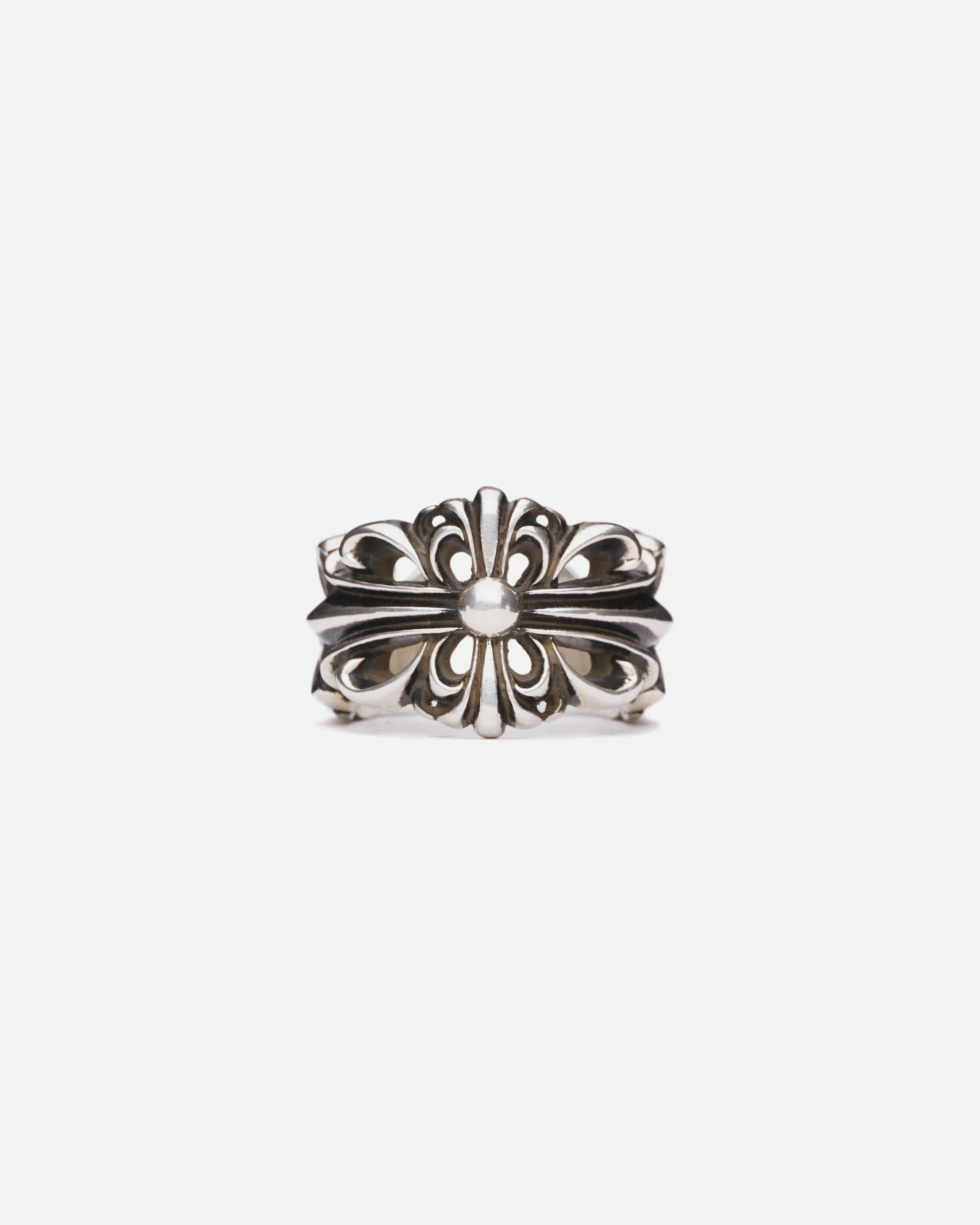 Chrome Hearts Chrome Hearts Double Floral Ring | Grailed