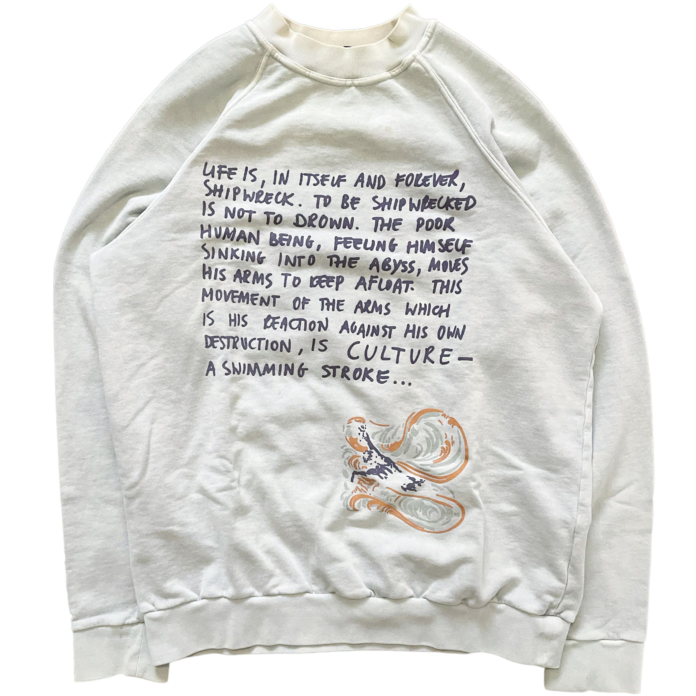 Raf Simons Raf Simons Shipwreck "Waves" Crewneck | Grailed
