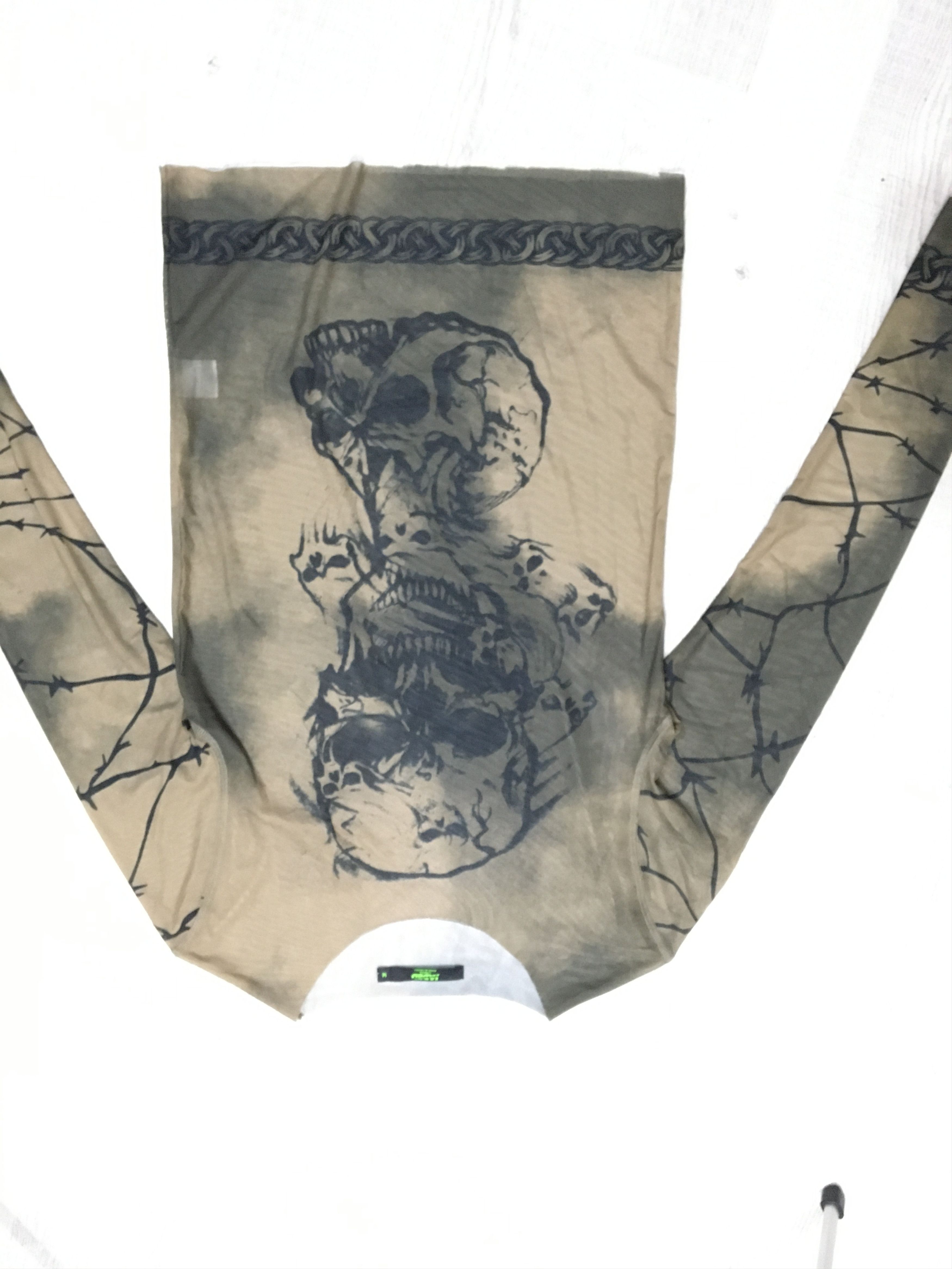 Designer × Jaded London × Streetwear Jaded Skull Mesh Body | Grailed