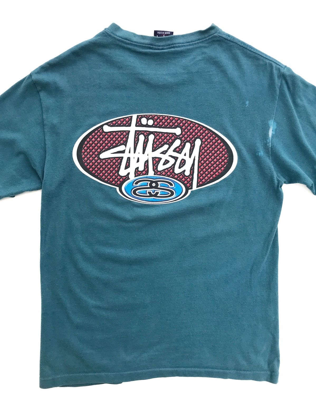 Stussy Vintage 90s Stussy Made In USA Iconic Signature Logo Tee | Grailed