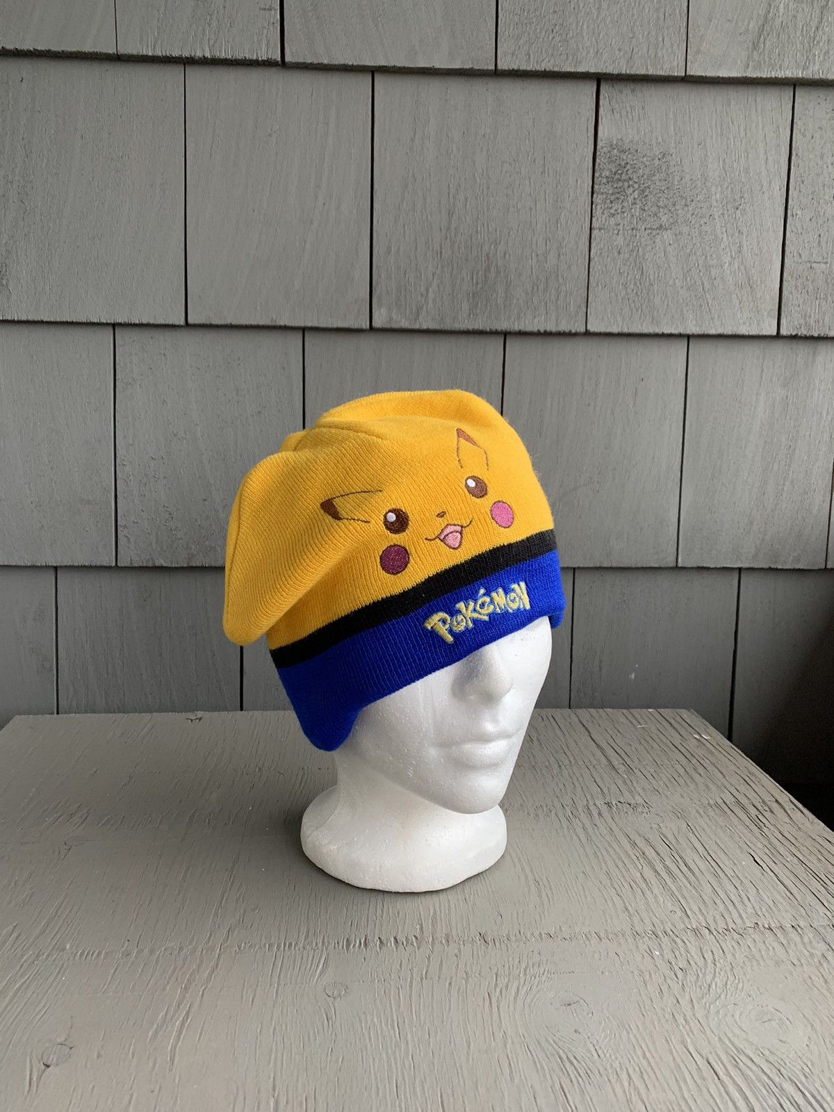 Japanese Brand × Pokemon × Vintage 90s Vintage Pokemon Pikachu Beanie ...