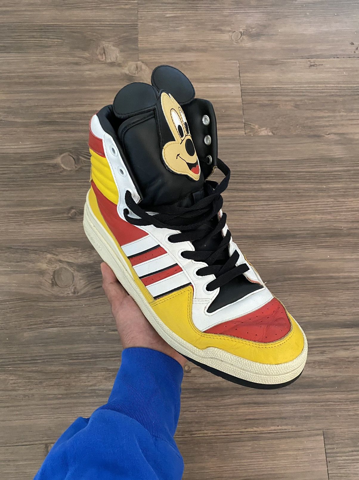 Adidas Adidas x Jeremy Scott Mickey Mouse High Tops | Grailed