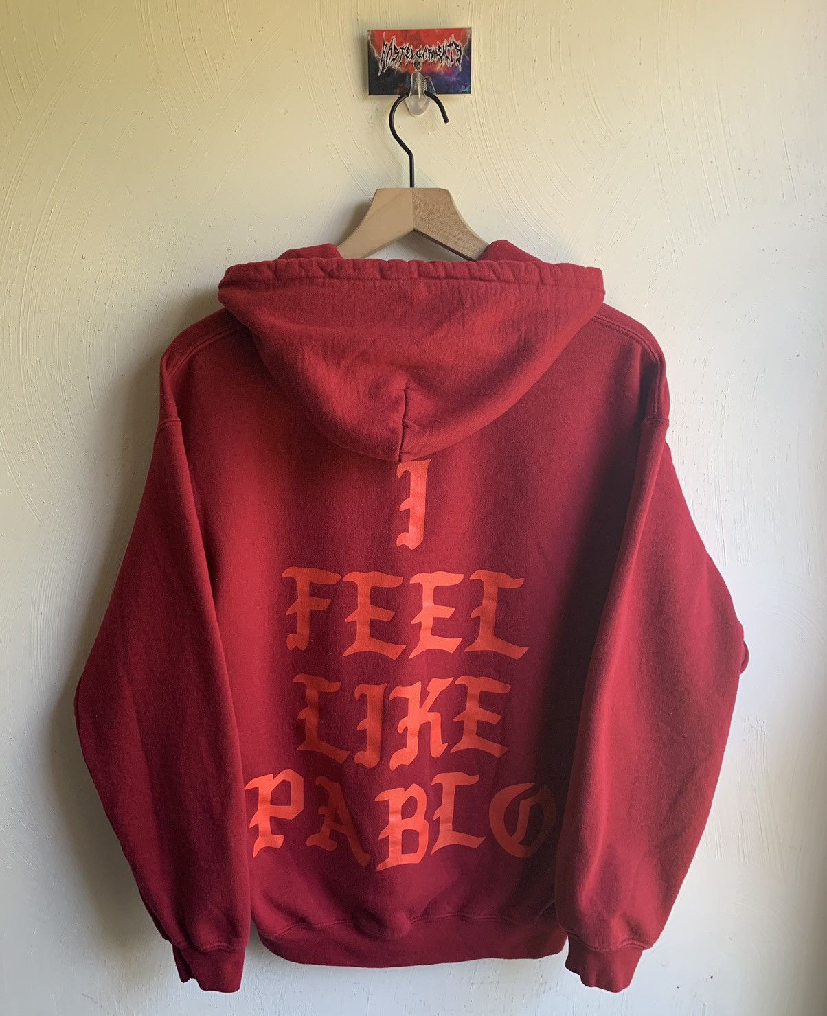Kanye West Kanye West Saint Pablo Tour Hoodie Red | Grailed
