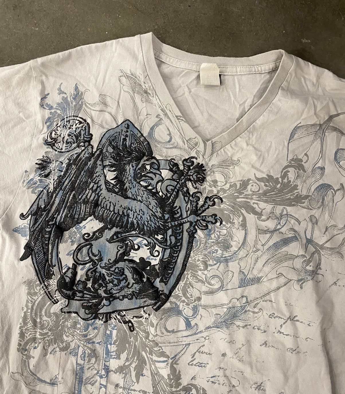 Vintage Vintage Affliction Inspired Phoenix White T Shirt | Grailed