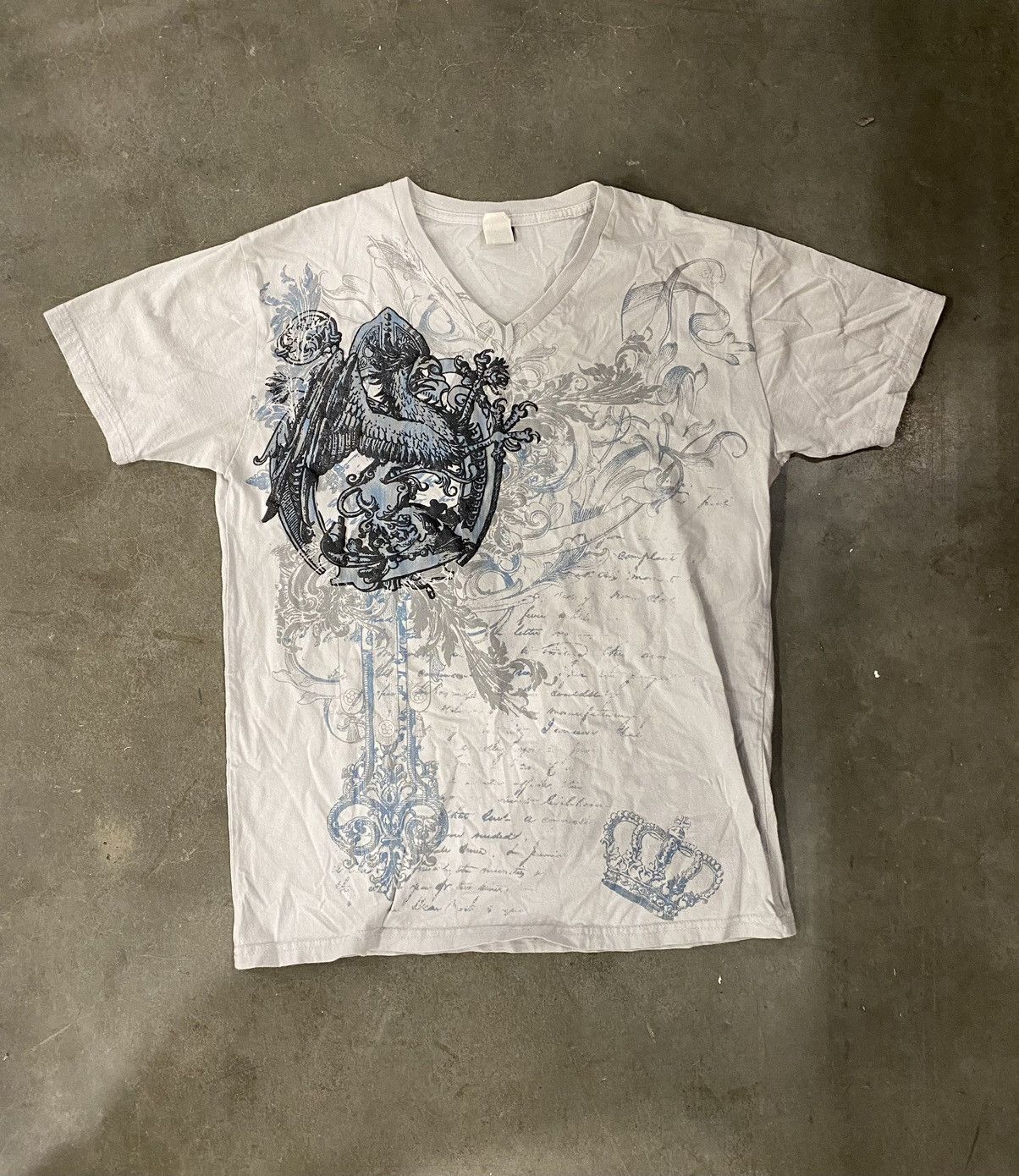 Vintage Vintage Affliction Inspired Phoenix White T Shirt | Grailed