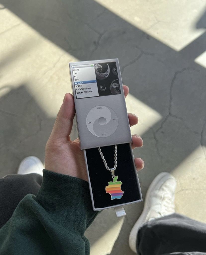 Made In Usa × Streetwear × Very Rare DROUGHT 3-BITE APPLE CHAIN (18 ...