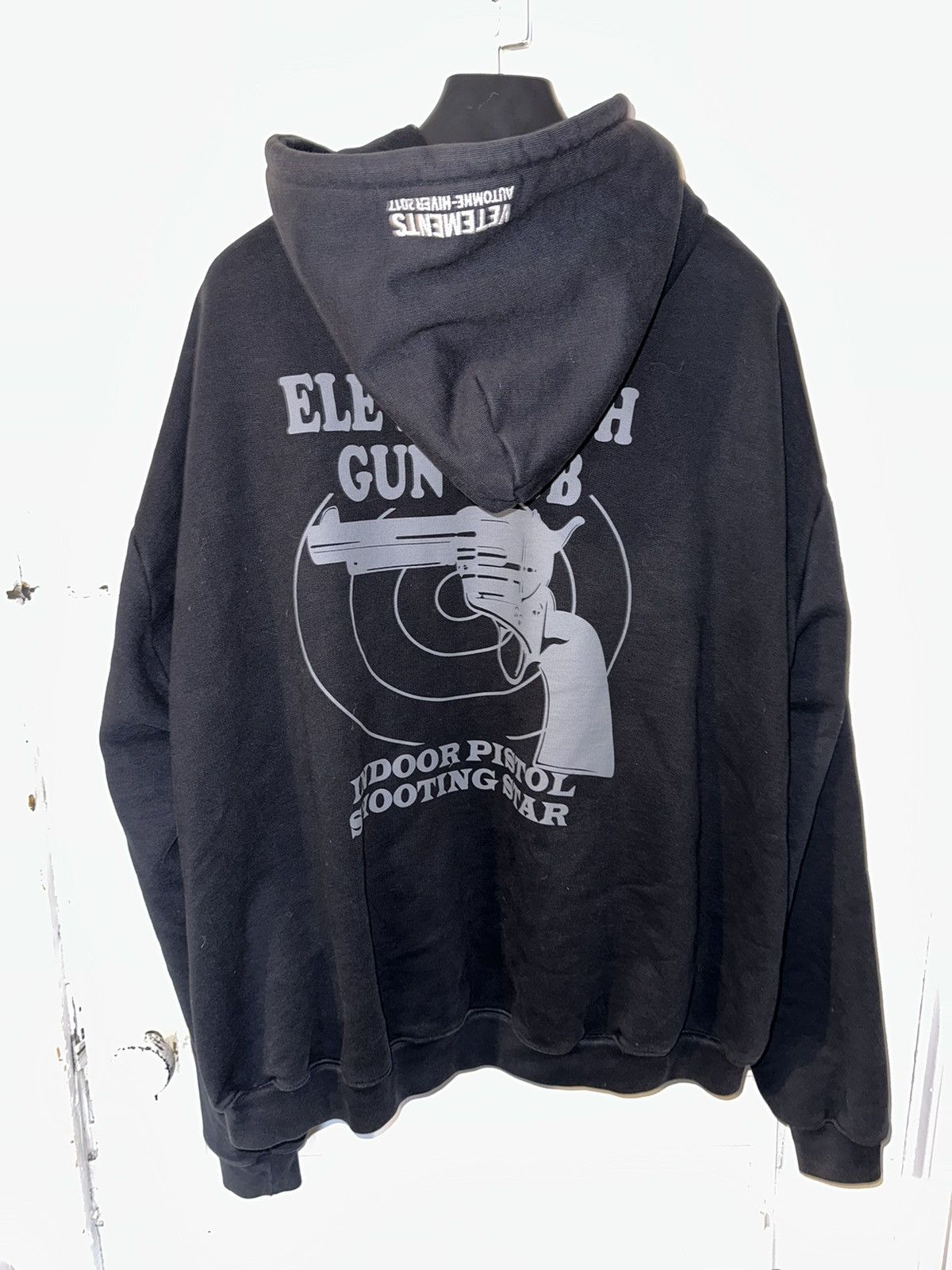Vetements AW17 11-INCH GUN CLUB (EIGC) HOODIE SSENSE EXCLUSIVE | Grailed