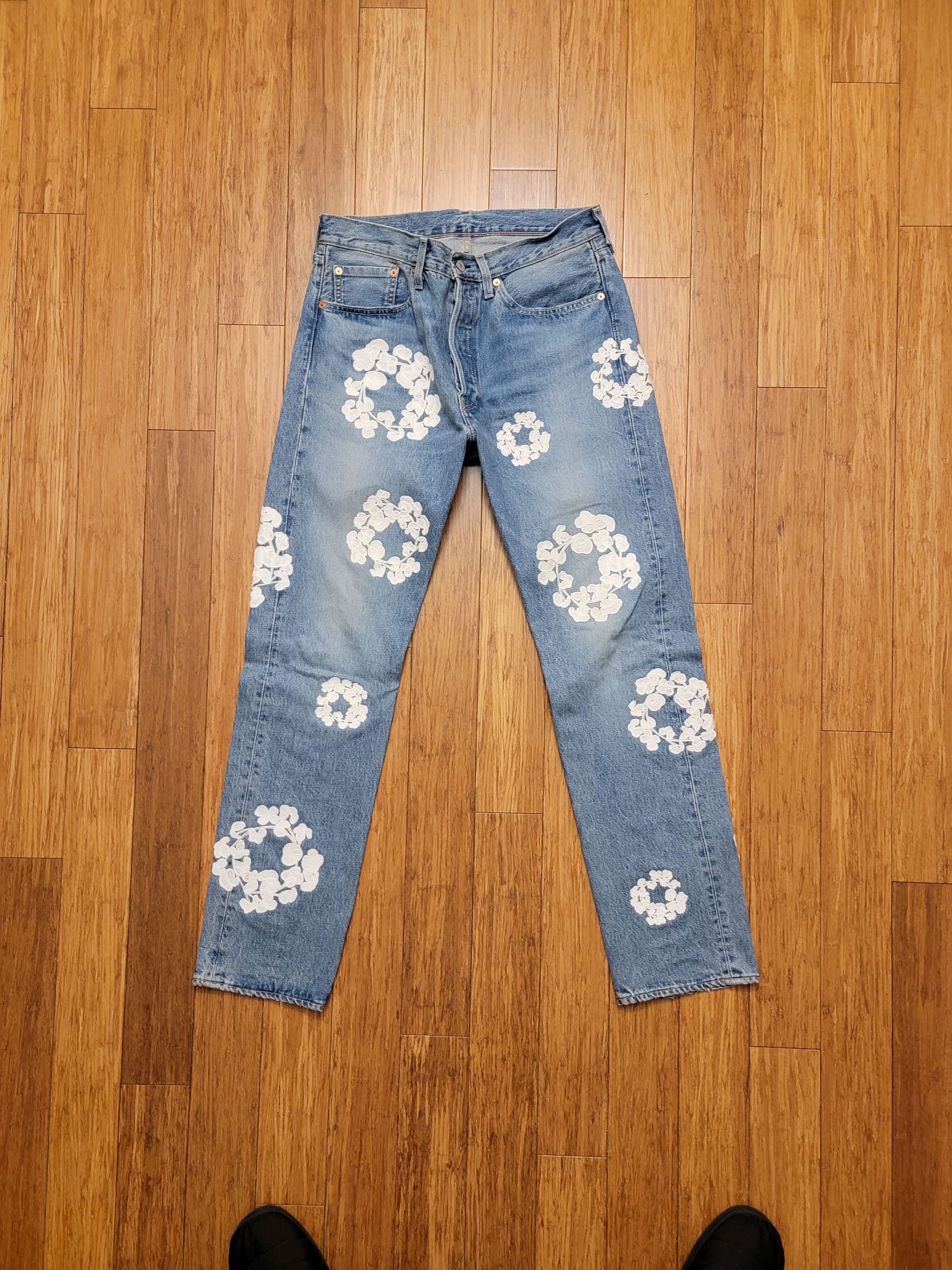 DENIM TEARS Embroidered Denim Tears x Levis | Grailed