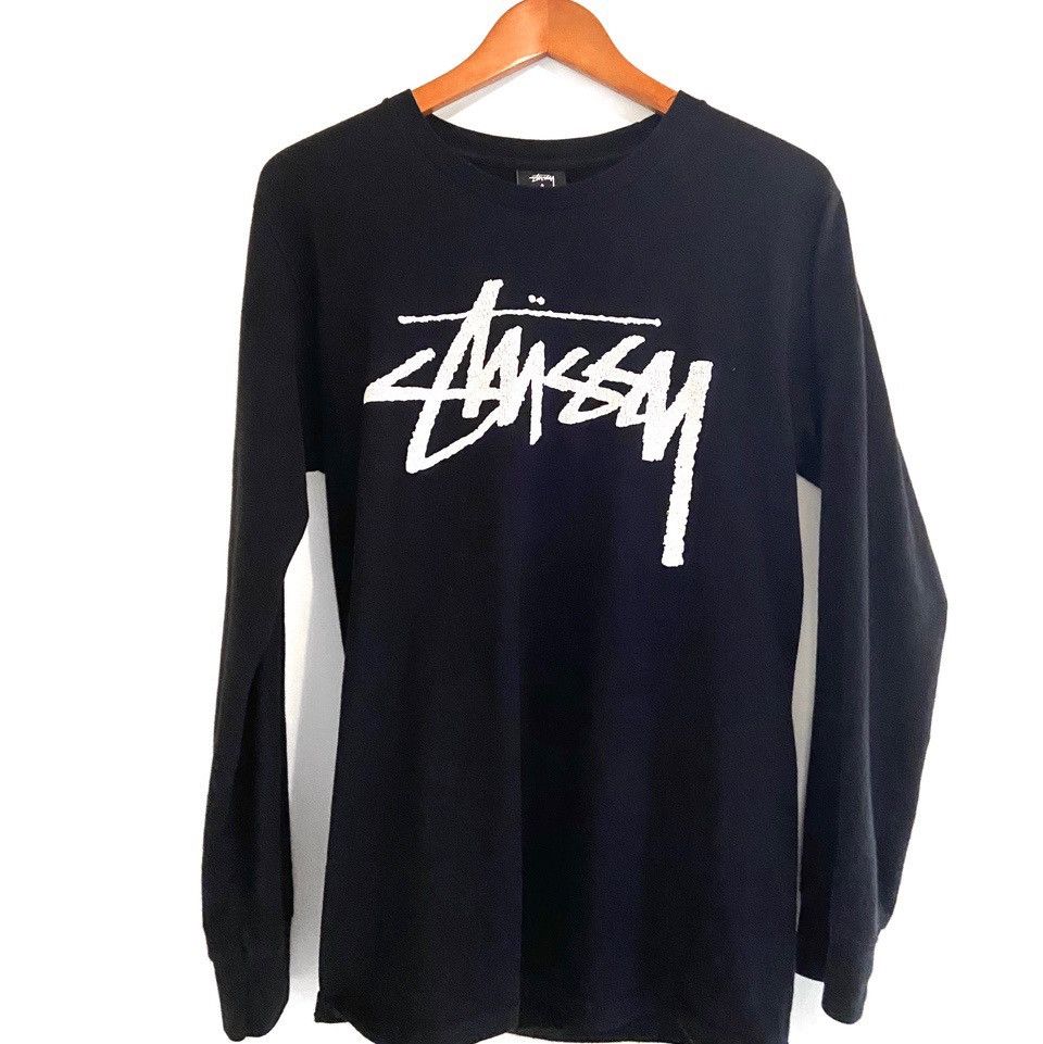 Stussy Stussy Logo Longsleeve Tee | Grailed