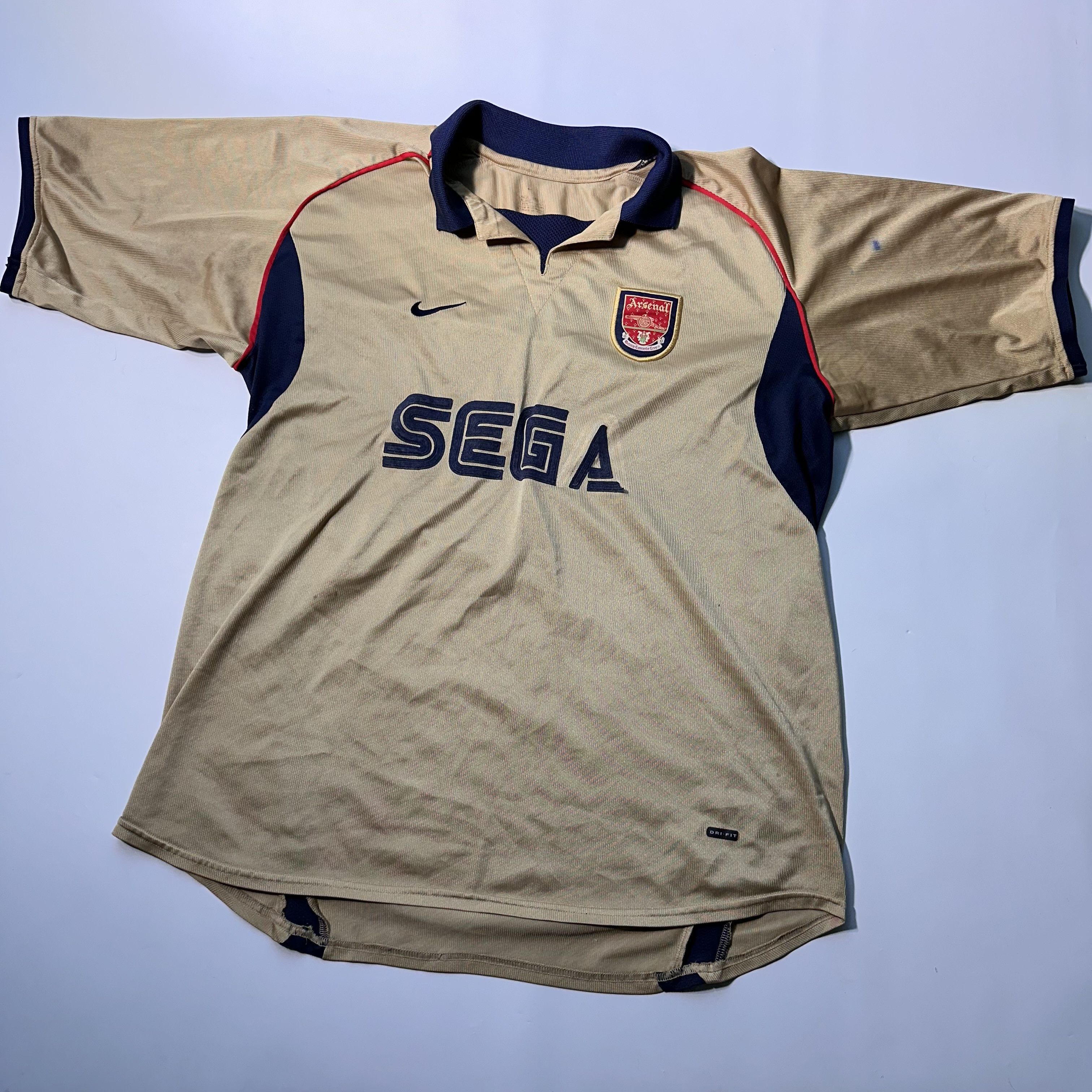 Nike × Vintage VINTAGE 2002 NIKE ARSENAL LONDON SEGA T SHIRT | Grailed