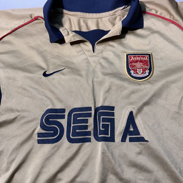 Nike VINTAGE 2002 NIKE ARSENAL LONDON SEGA T SHIRT | Grailed