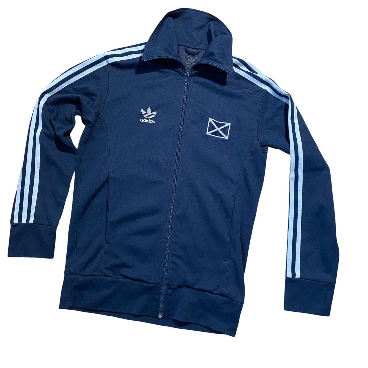 Adidas × Streetwear × Vintage Jacket Adidas Originals Scotland Trefoil ...