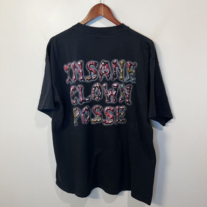 Vintage Vintage 90s Insane Clown Posse ICP Stitch Double Sided Black ...