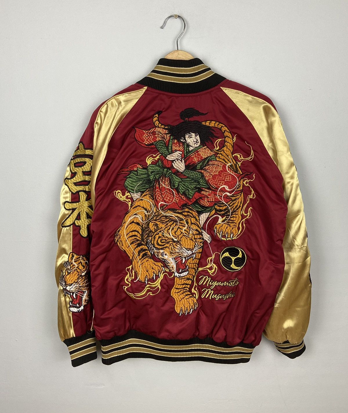 Streetwear Miyamoto Musashi Japanese Legendry Samurai Souvenir Jacket ...