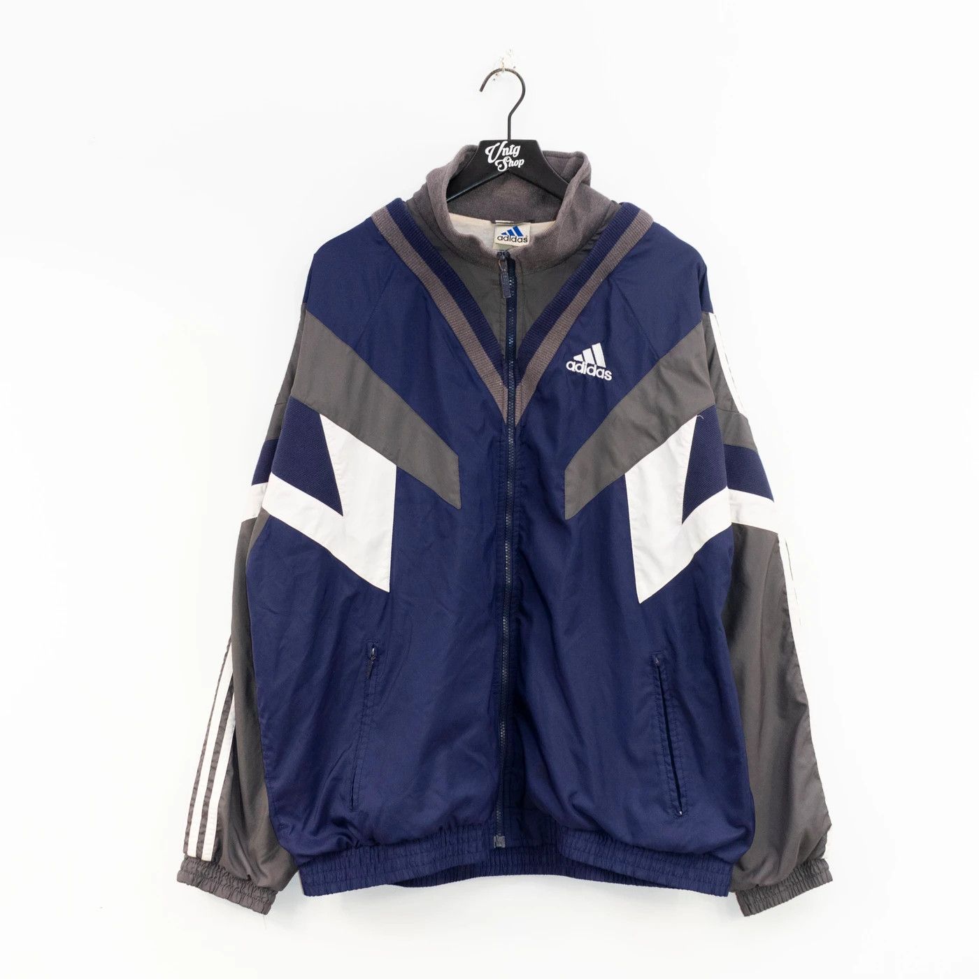 Adidas Vintage 90s Adidas Color Block Lined Windbreaker Jacket | Grailed