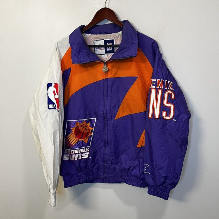 Vintage vtg 90s NBA Phoenix Suns Shark Tooth Windbreaker Jacket | Grailed